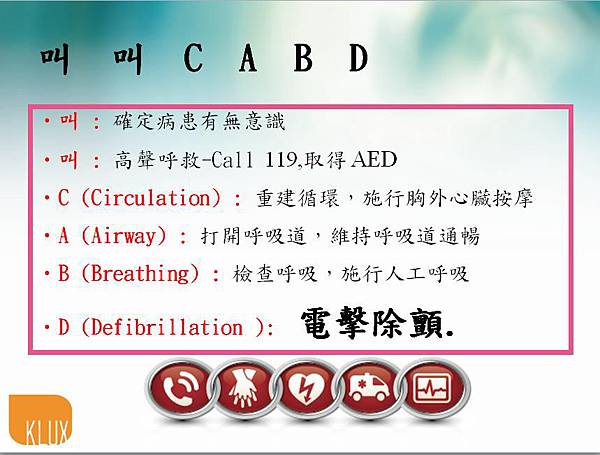 AED使用方法 @ Klux凱樂斯AED自動心臟體外除顫器 :: 痞客邦