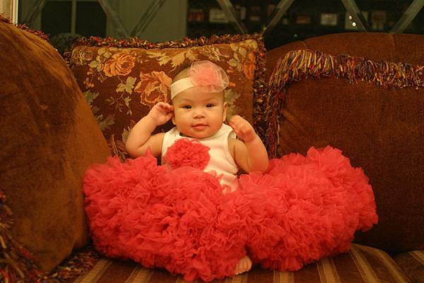 Chic Baby Rose超可愛寶寶衣著開箱(2)：覆盆莓澎裙+冰淇淋上衣 – 麻糬布丁簡單生活