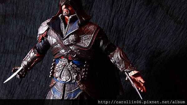 [達人專欄] 【開箱】NECA 刺客教條：兄弟會 Ezio Onyx Assassin - carollin06的創作 - 巴哈姆特