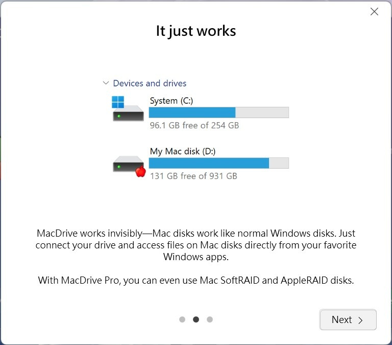 讓我幾乎忘記它的存在 - PC 完美讀寫 Mac APFS 格式，最值得信賴的跨平台磁碟工具 MacDrive 11