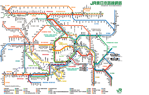 2014日本東京 - JR地圖.png @ 喵喵朵拉 的相簿 :: 痞客邦 PIXNET