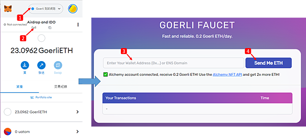 加密貨幣｜幣圈日常 教你如何領取測試代幣 How to get faucet token easy steps — 雙寶老爹
