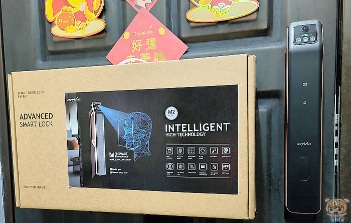arpha - 電子鎖界的勞斯萊斯 安全快速解鎖！ Arpha【 M2 3D 人臉辨識智慧電子鎖 】開箱 評測