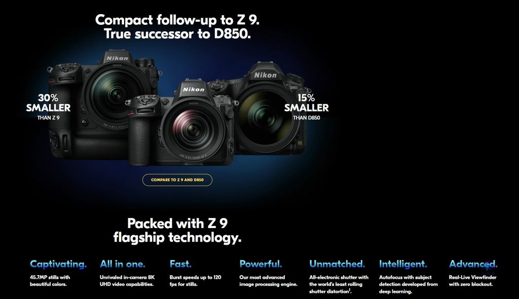 尼康NIKON Z 8 NIKON D850 NIKON Z 9規格比較表【尼康三台相機差異在哪裡?】－鑫部落 心經營!｜痞客邦