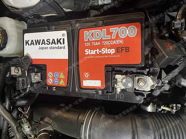 【台北】LEXUS凌志 ES200 MK7七代 2019年 原廠電瓶 380LN3-ISS EFB 加水式 65AH 603A(EN) 更換 汽車電池 義大利KAWASAKI川崎 EFB ...